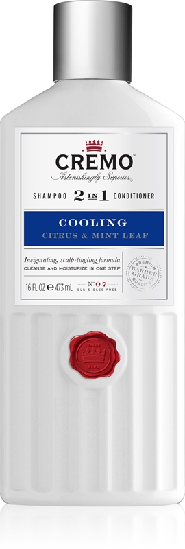 Cremo Citrus & Mint Leaf 2in1 Cooling Shampoo stimulating and ...