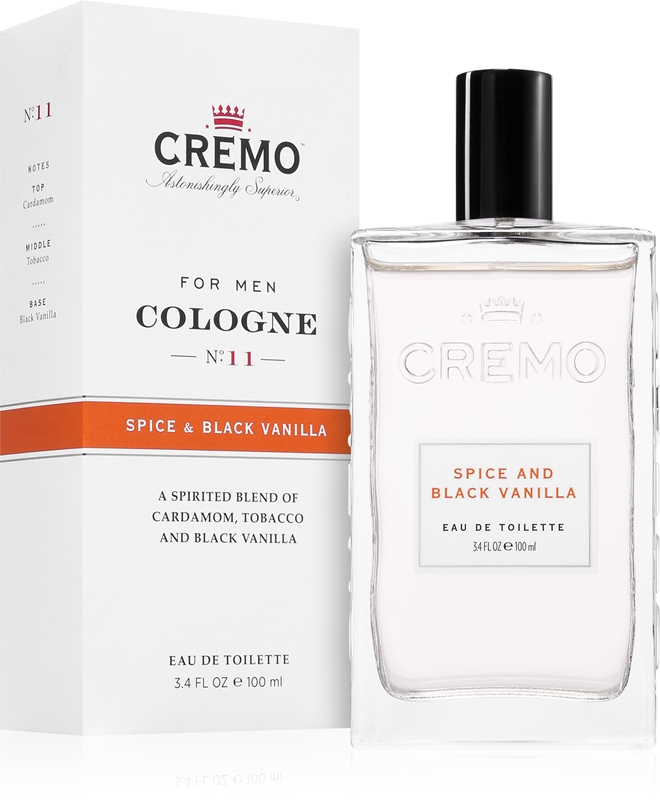 Cremo Spice & Black Vanilla Spray Cologne eau de cologne for men ...