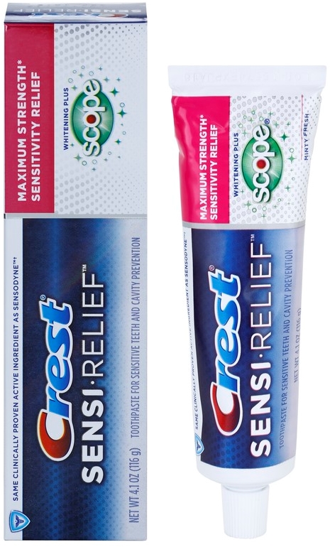 Crest Sensi Relief паста за зъби за чувствителни зъби | notino.bg