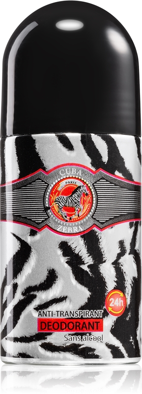 Cuba Jungle Zebra déodorant bille anti-transpirant pour femme | notino.fr