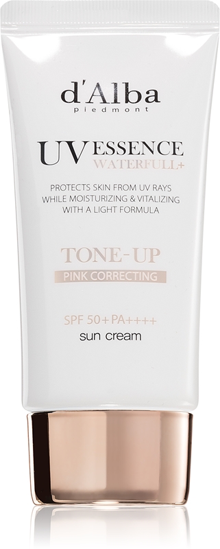 d'Alba Waterfull Pink Correcting Tone-Up Sun Cream creme solar facial ...