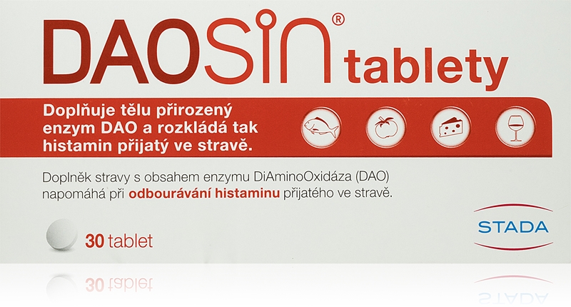 DAOSIN DAOSIN tablety při histaminové intoleranci | notino.cz