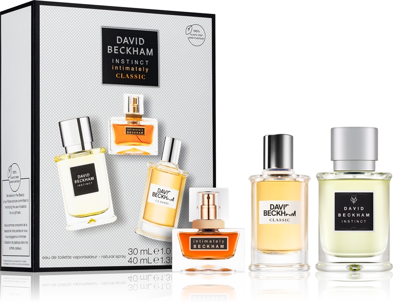 David Beckham Multiline Classic + Instinct + Intimately Gift Set for ...
