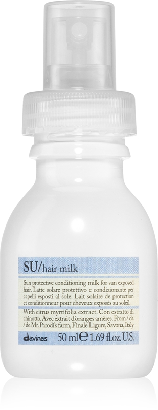Davines SU Hair Milk lait sans rinçage pour tous types de cheveux ...