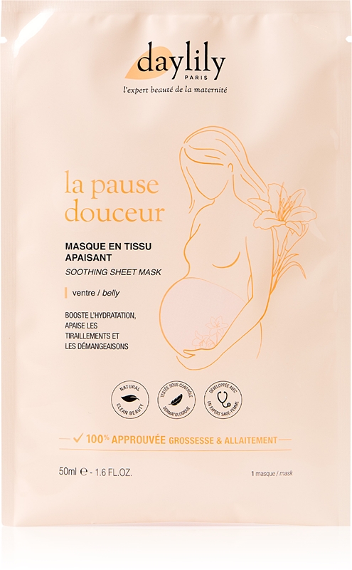 Daylily Mask In Sooting Fabric Sheet Mask for pregnancy | notino.ie