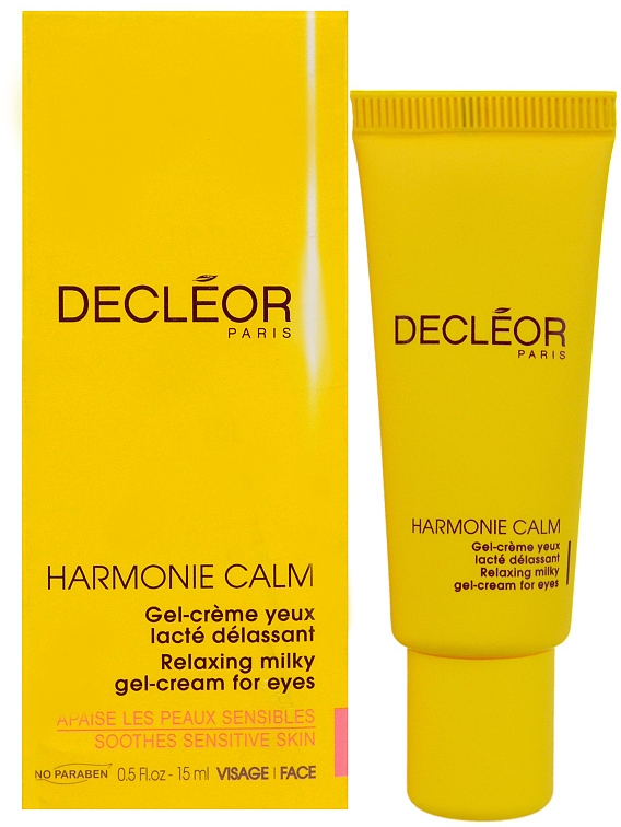 Decléor Harmonie Calm Organic Eye Gel Cream to Treat Swelling and Dark ...