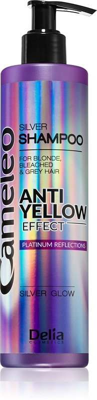 Delia Cosmetics Cameleo Silver Shampoo neutralisiert gelbe Verfärbungen ...