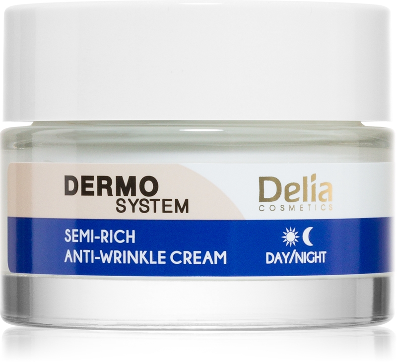 Delia Cosmetics Dermo System Day And Night Cream with anti-wrinkle ...