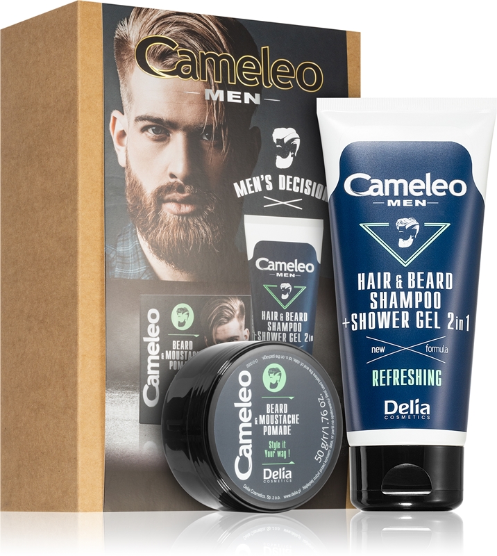 Delia Cosmetics Cameleo Men Gift Set (for hair, beard and body) for men ...