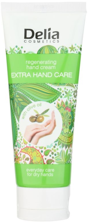 Delia Cosmetics Extra Hand Care creme de mãos regenerador com azeite ...