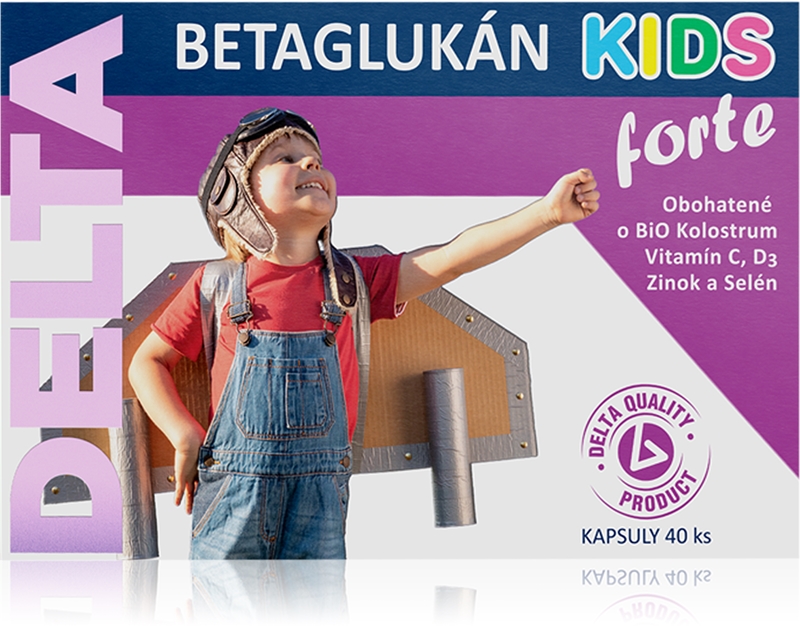 Delta Medical Delta Betaglukan Kids Forte kapsle pro podporu imunitního ...