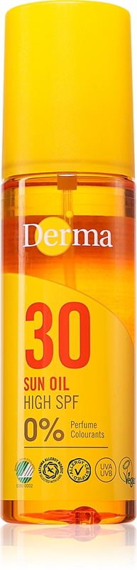 Derma Sun Oil nourishing sunscreen oil SPF 30 | notino.ie