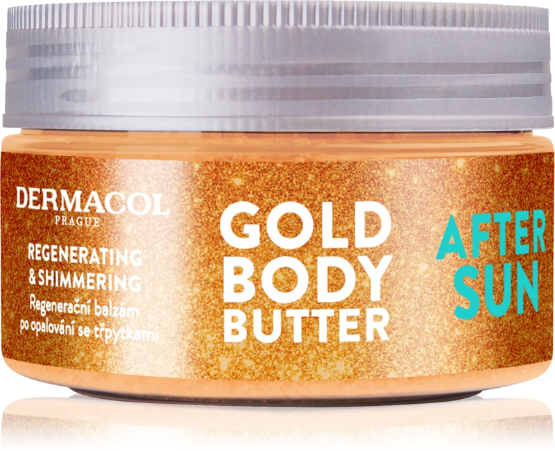 Dermacol After Sun crema corporal regeneradora con purpurina | notino.es