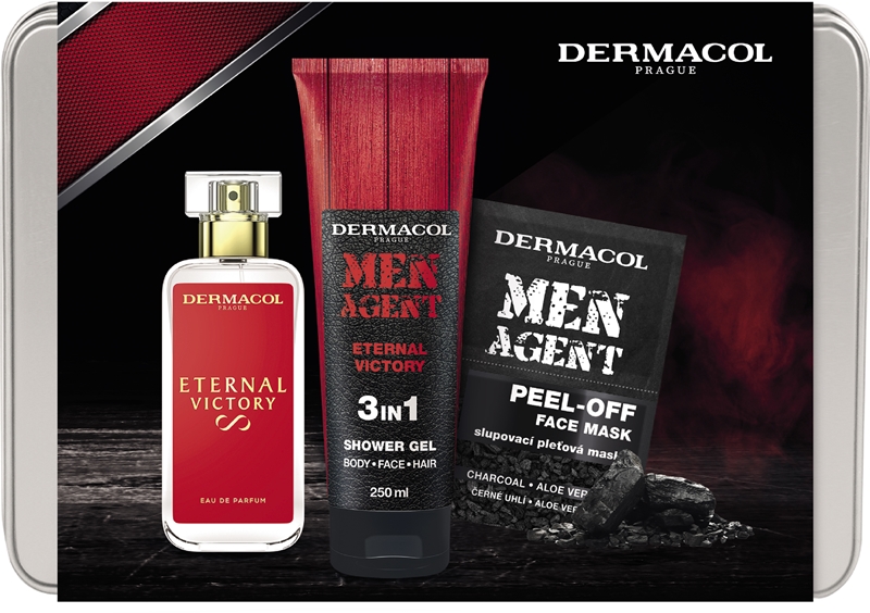 Dermacol Men Agent Eternal Victory Gift Set for body and face for men ...