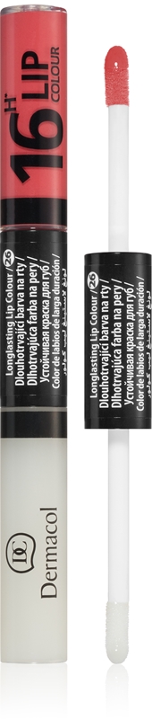 Dermacol 16H Lip Colour dlouhotrvající dvoufázová barva a lesk na rty ...