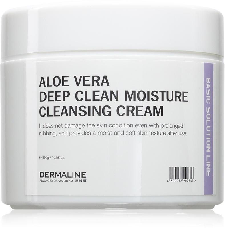 Dermaline Basic Solution Line Aloe Vera Deep Clean Moisture Cleansing ...
