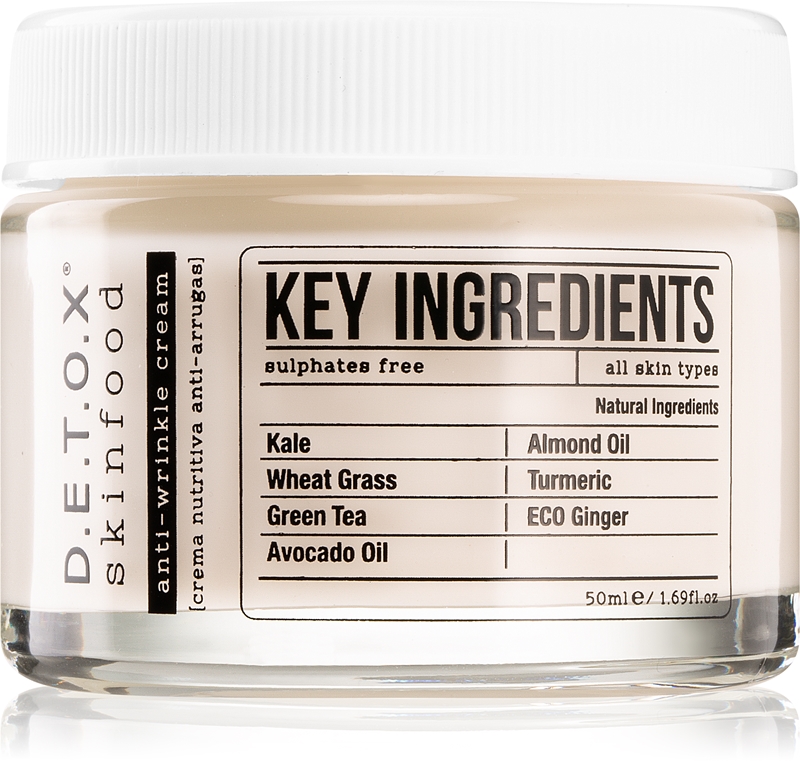 Detox Skinfood Key Ingredients Anti-Wrinkle Cream | notino.co.uk