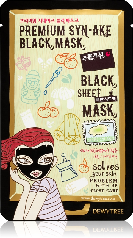 Dewytree Black Mask Syn-ake Sheet Mask | notino.ie