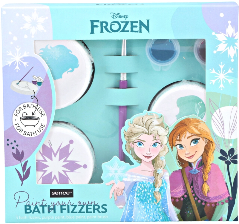 Disney Frozen 2 Paint Your Owen musujące kule do kąpieli (dla dzieci)