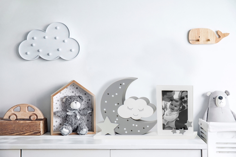 Dooky Luxury Memory Box Triple Frame Printset dekorativ ram med LED-belysning | notino.se