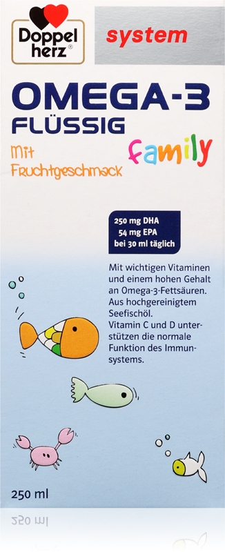Doppelherz system Omega-3 family Sirup für eine normale Herz- und ...