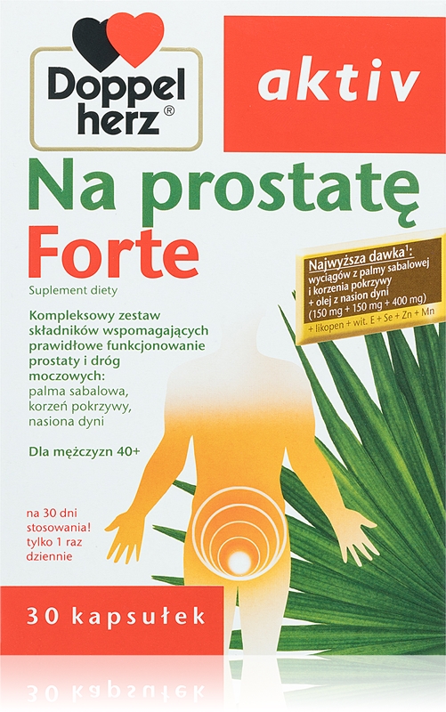 Doppelherz Aktiv Na prostatę Forte kapsułki przy problemach z prostatą
