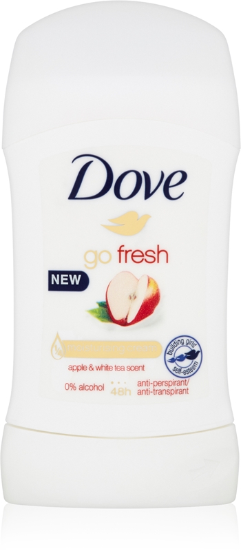 Dove Go Fresh Apple & White Tea Antiperspirant Stick with 48-hour ...