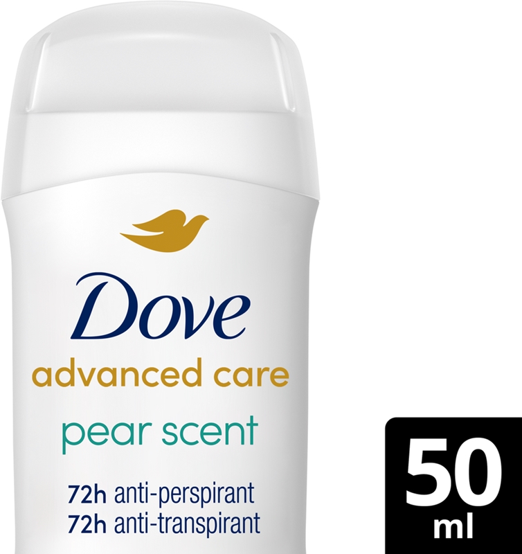 Dove Advanced Care Pear&Aloe Vera дезодорант стик | notino.bg