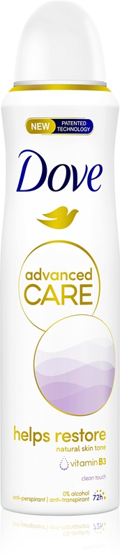 Dove Advanced Care Helps Restore antyperspirant bez alkoholu
