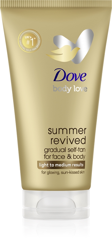 Dove Summer Revived Selvbruner mælk til ansigt og krop | notino.dk