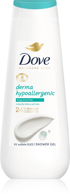 Dove Advanced Care Derma Hypoallergenic gel de duche | notino.pt