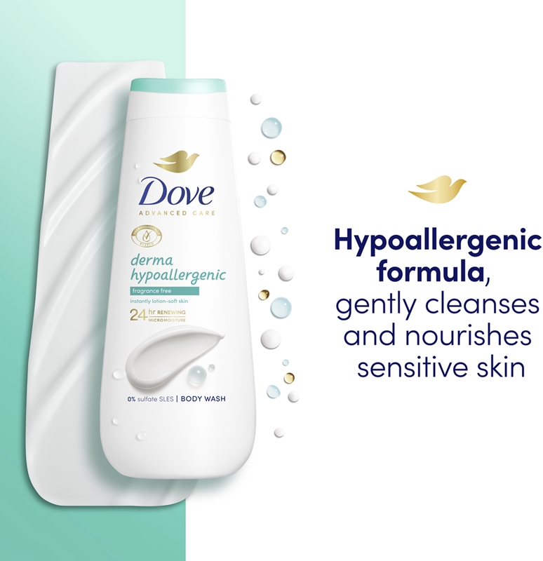 Dove Advanced Care Derma Hypoallergenic gel douche hydratant | notino.be