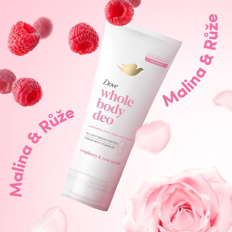 Dove Raspberry & Rose krémový deodorant na tělo | notino.cz