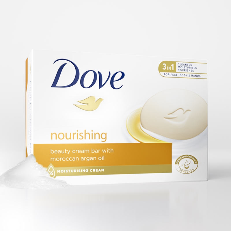 Dove Nourishing Argan Creamy Tablet for Washing | notino.ie