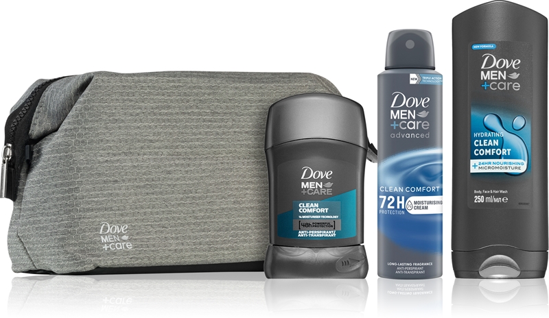 Dove Men+Care Clean Comfort Gift Set (for the body) for men | notino.ie