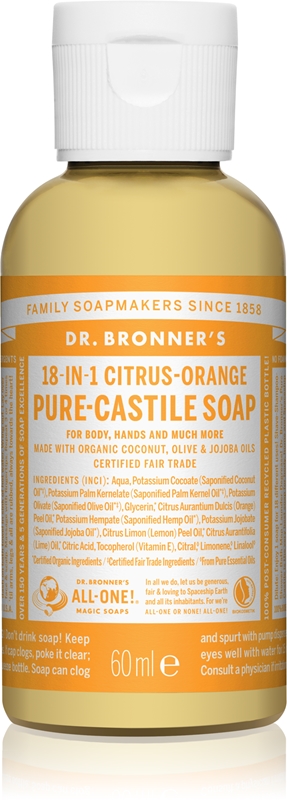 Dr. Bronner’s Citrus & Orange Universal Liquid Soap | notino.ie