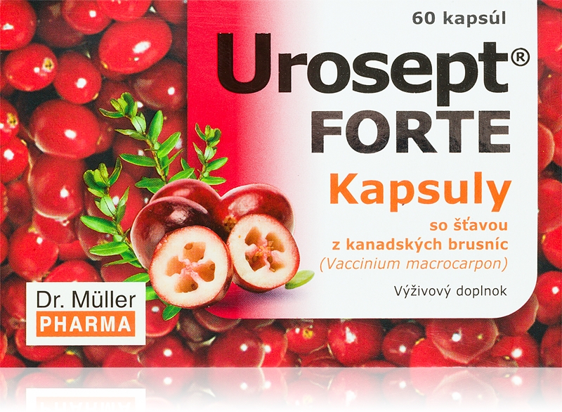 Dr. Müller Urosept FORTE kapsle pro zdraví močových cest | notino.cz
