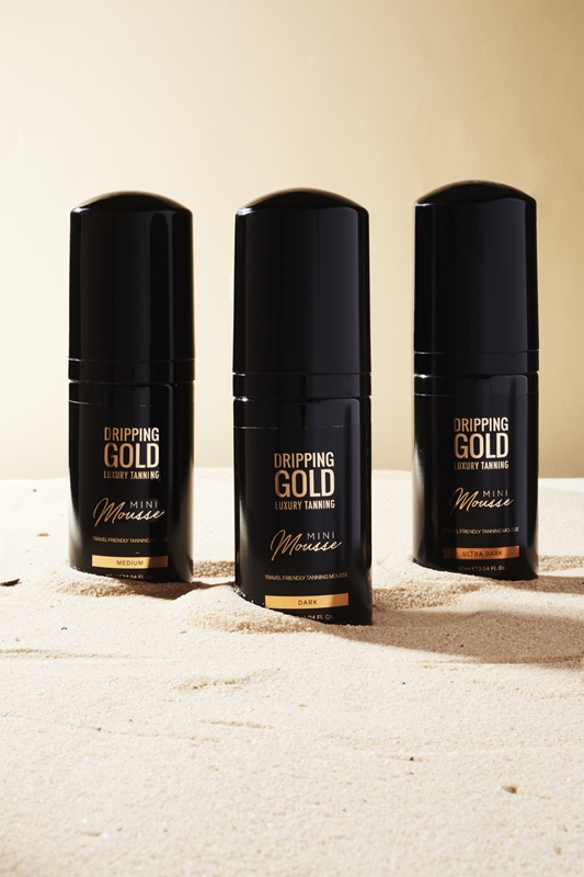 Dripping Gold Luxury Tanning Mini Mousse self-tanning mousse for the ...