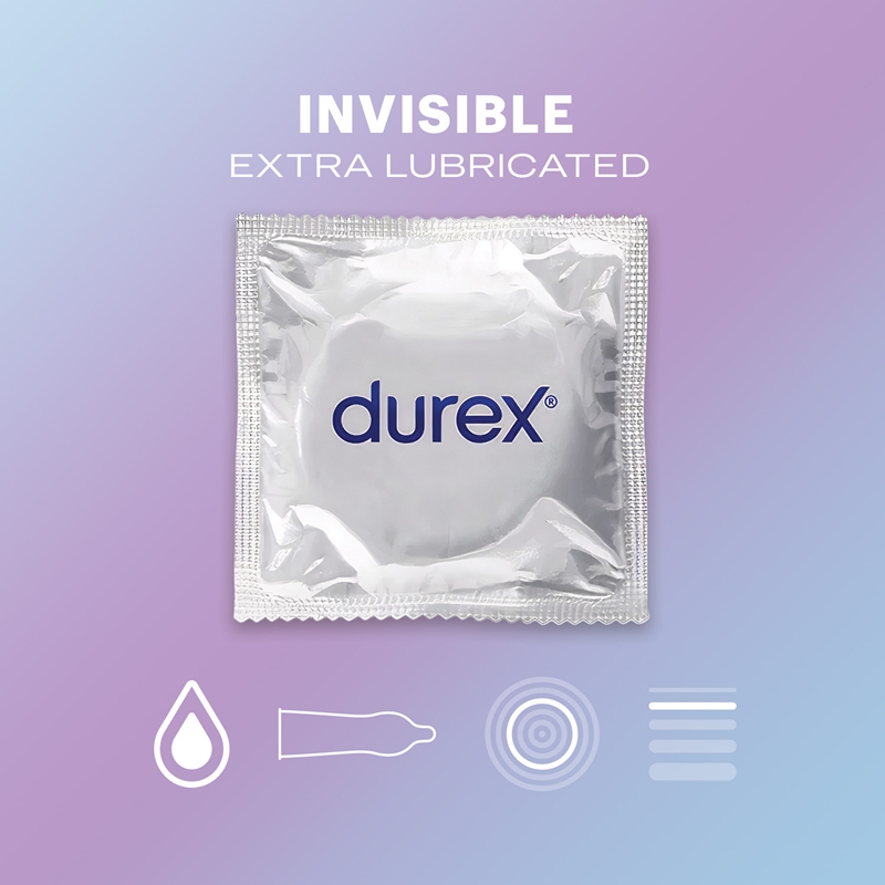 Durex Invisible Extra Lubricated condooms | notino.nl