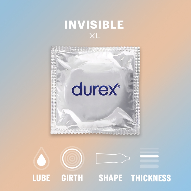 Durex Invisible XL préservatifs | notino.be