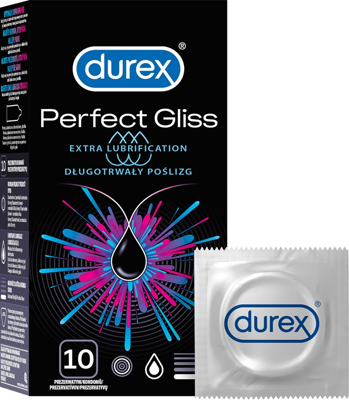 Durex Perfect Gliss prezervatīvi | notino.lv
