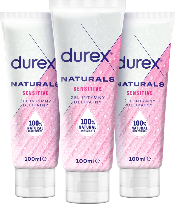 Durex Naturals Sensitive 2+1 lubricant gel (economy pack) | notino.co.uk