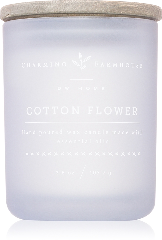 DW Home Charming Farmhouse Cotton Flower candela profumata | notino.it