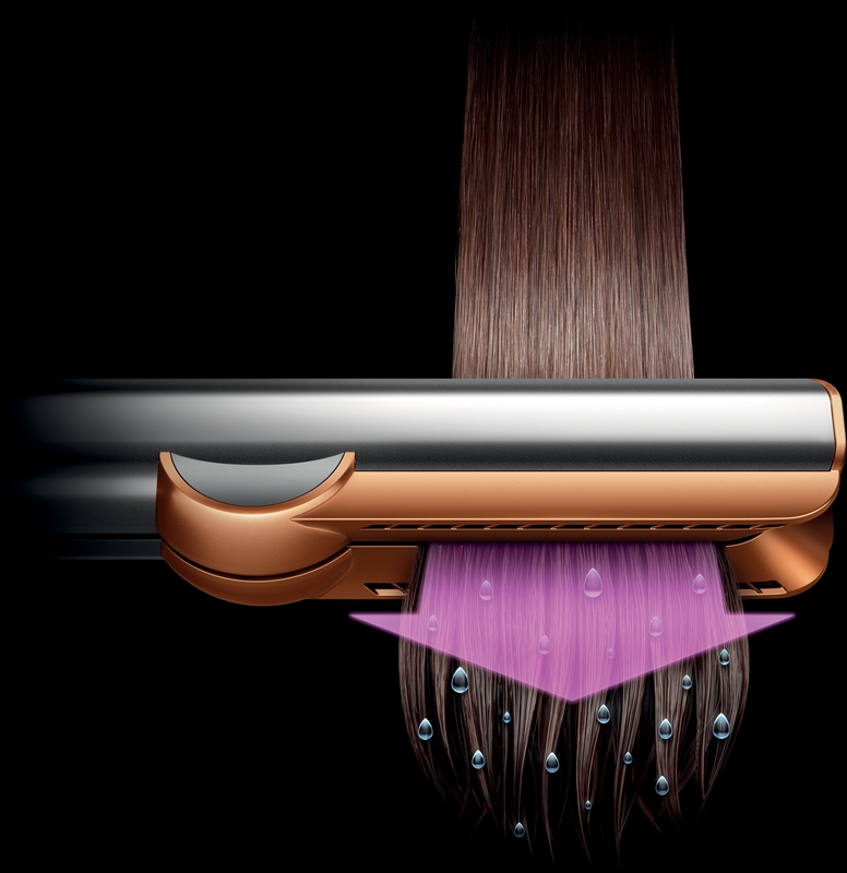 Dyson Airstrait HT01 Silver/Copper Hair Straightener | notino.ie