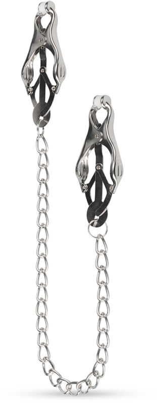 EasyToys Japanese Clover Clamps With Chain agrafes pour les mamelons ...