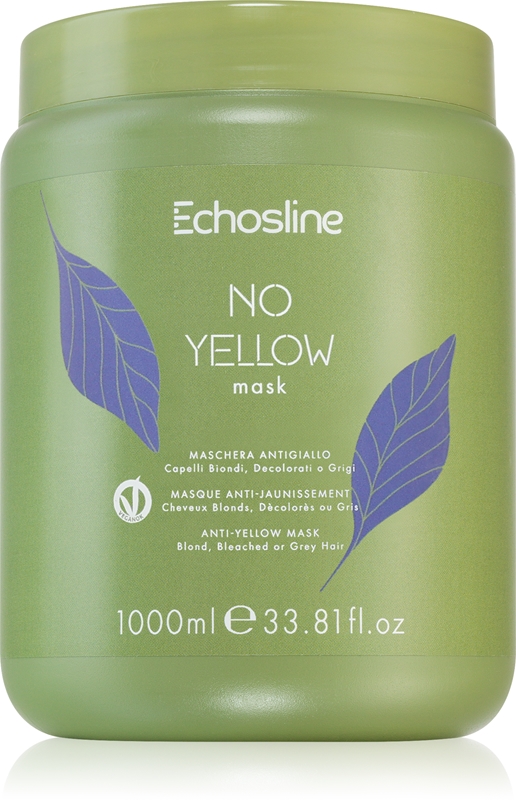 Echosline No Yellow Mask Hair Mask neutralising yellow tones | notino.ie
