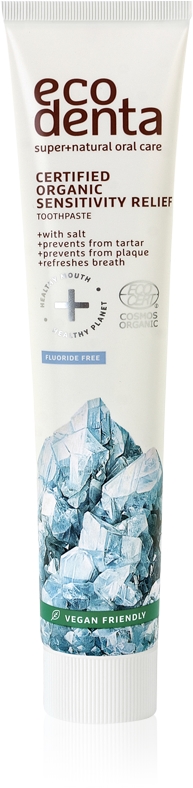 Ecodenta Certified Organic Sensitivity Relief organic toothpaste ...