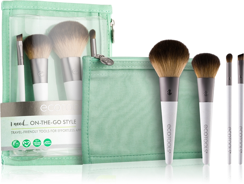 EcoTools On-The-Go Style kit de pinceaux (de voyage) | notino.be