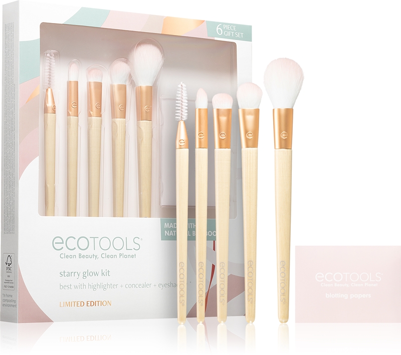 EcoTools Glow Collection Starry Glow Penselen Set | notino.nl