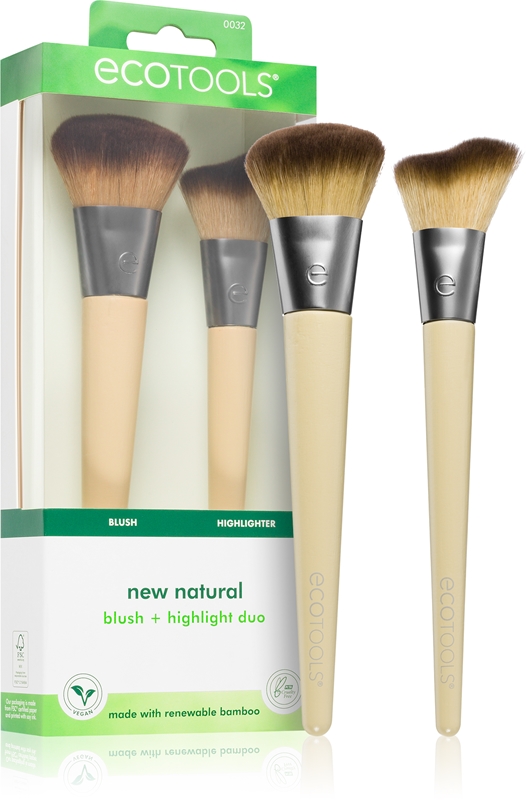 EcoTools New Natural kit de pinceaux visage | notino.fr